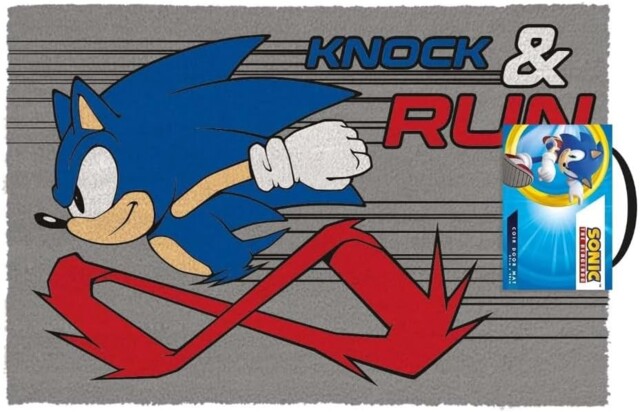 Sonic The Hedgehog Door Mat (knock And Run) Coir Doormat by eBay ...