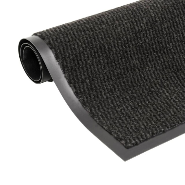 Rectangular Black Dust Control Mat 120x180 Cm Tufted Pp With Rubber by ...