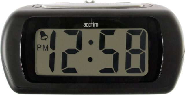 Acctim - Auric Alarm Clock, Digital, Vintage, Backlight, Rectangular ...