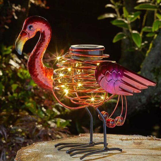 Flamingo Spiralight Bright Garden Lantern Led Solar Powered Spiral by ...