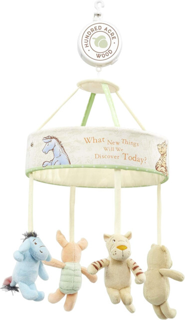 Rainbow Designs Winnie The Pooh Baby Mobile With Rotating Characters ...