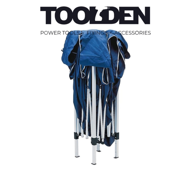 Draper 76940 Blue Concertina Gazebo (3m X 3m) by eBay | ufurnish.com