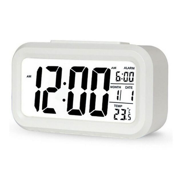 Dtl Digital Alarm Clock Led Display With Temperature Big Lcd by eBay ...