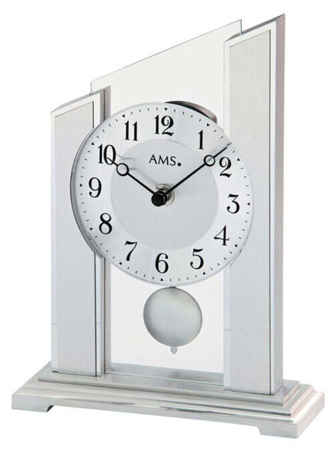 Ams 1169 Table-clock - Series: Ams Table Clocks Pendulum Clocks Glass ...