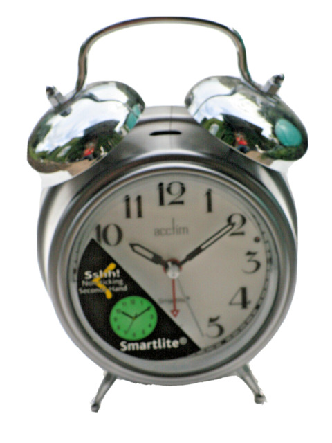 Acctim Alarm Clock Union 15267hob With Smartlite And Sweep Second Hand ...