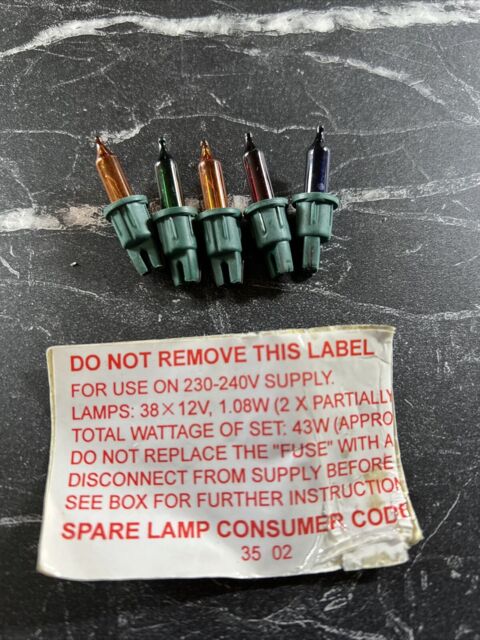 Noma , Alderbrook W4 12v 1.08w Multi Coloured Static X 5 Lighter Green ...