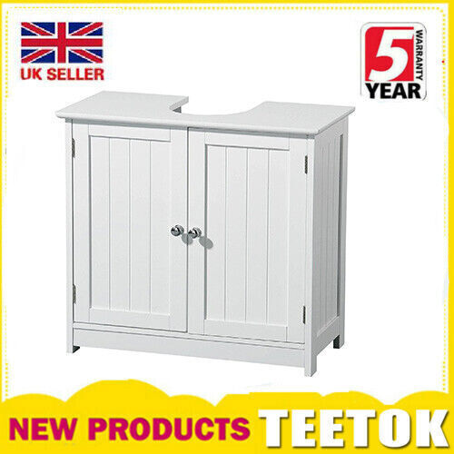 Bathroom Sink Cabinet Under Basin Unit Cupboard Storage Furniture by ...