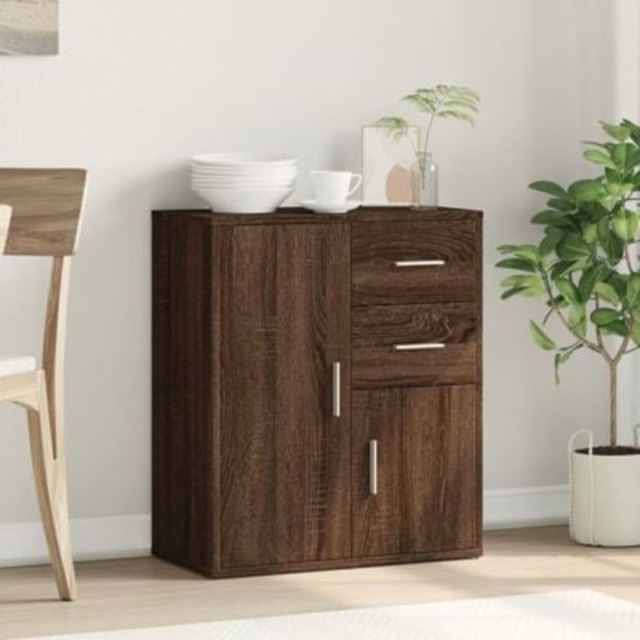2 Door Sideboard Cabinet Home Display Storage Cupboard With 2 Drawer by ...
