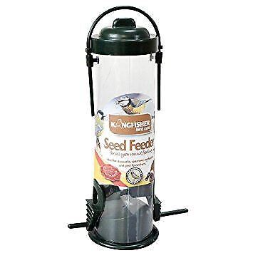 Heavy Duty Hanging Seed Feeder Peanut Nut Feed Wild Garden Bird Clear ...