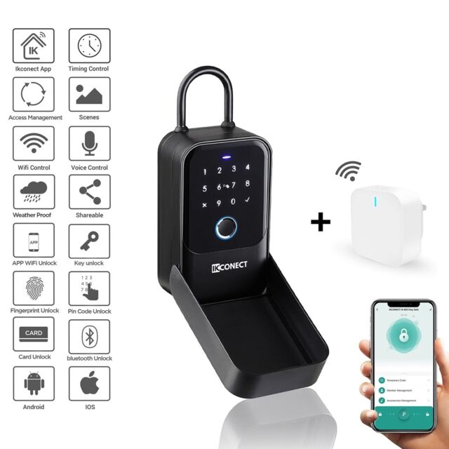 Master Lock Select Access Smart Bluetooth Wifi Key Safe Box Large Pin ...