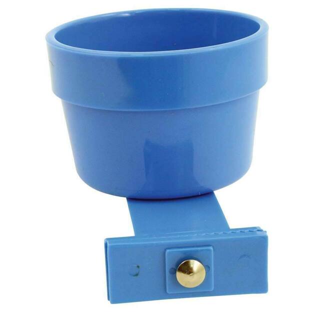 Quick Locking Parrot Food Or Water Bowl - Small Budgies Cockatoos by ...