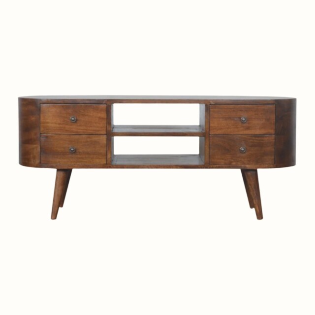Molina Tv Stand, Large - Chestnut by eBay | ufurnish.com