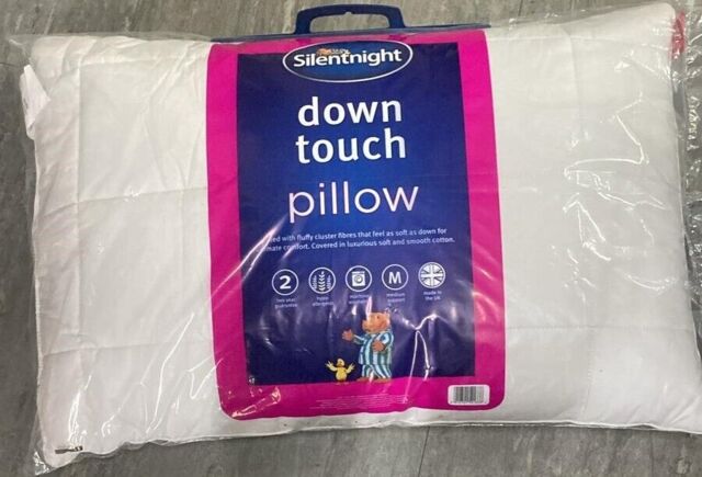 Silentnight Down Touch Pillow Filled With Fluffy Cluster Fiber by eBay ...