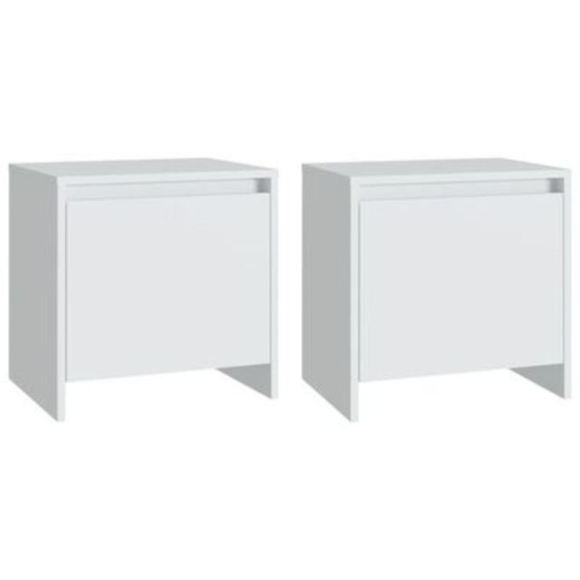 2x Bedside Cabinets Chipboard Side Cabinet Furniture Multi Colours by ...