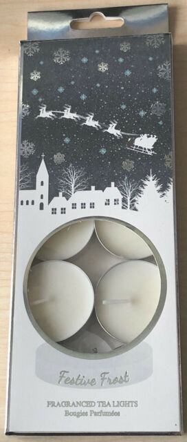 Festive Frost Fragrance Tea Lights 10pk Nice Scent All Year Round by ...