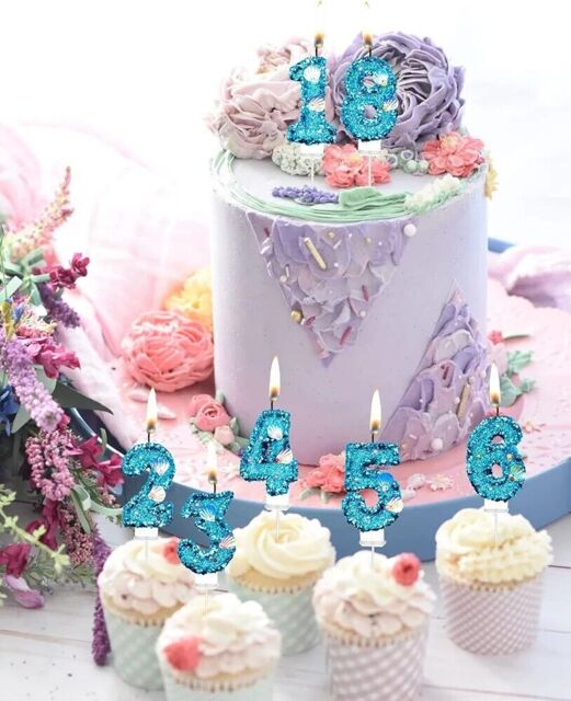 Mermaid Theme Happy Birthday Candle Partyware Children's Party Cake by ...