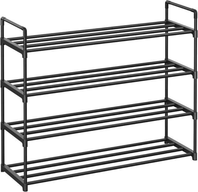 Songmics 4-tier Shoe Rack, Storage Organiser, 4 Tier (92w X 74h Cm), by ...