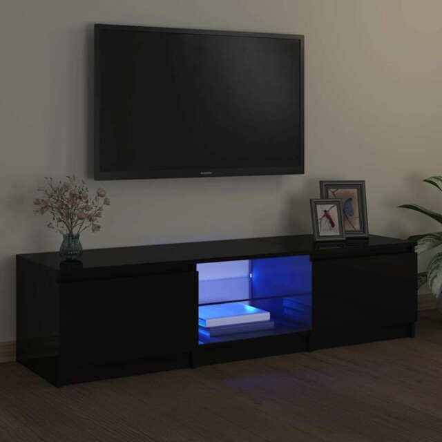 Tv Cabinet With Led Lights Tv Stand Tv Unit Hall Entertainment Centre ...