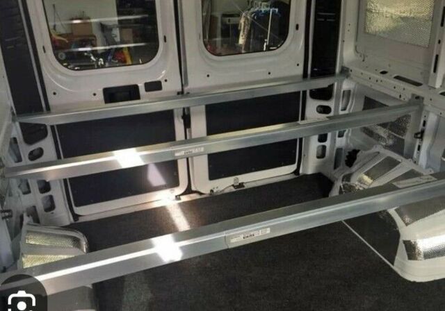 3 X Skorva Ikea Bed Mid Beams Support Adjustable 203cm Van Steel Beam ...