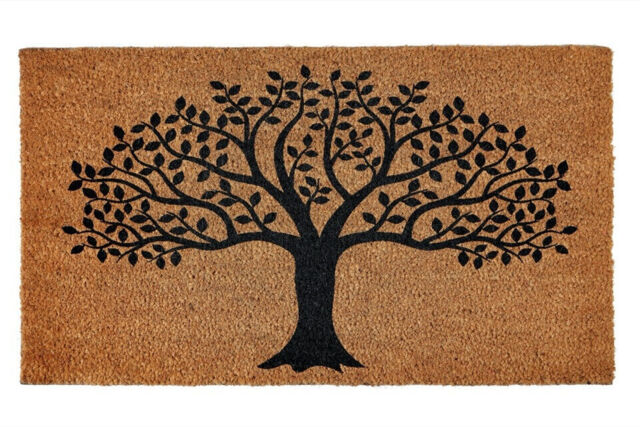 Groundsman Coir Doormat Tree Of Life Door Mat 40cm X 70cm Gmdm250 by ...
