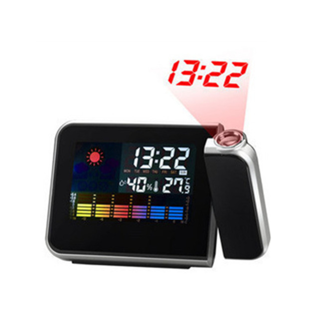 Projection Alarm Clock With Weather Station Desk Clock Usb Cable by ...