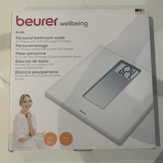 Beurer Personal Bathroom Scales Lcd Display Ps160 White by eBay ...