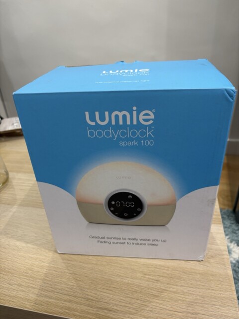 Lumie Bodyclock Spark 100 - Wake-up Light Alarm Clock With Sleep by ...