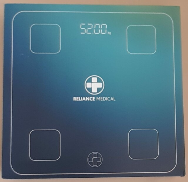 Reliance Medical Smart Bmi Scale, Bluetooth Digital Bidy Fat Scaleled ...