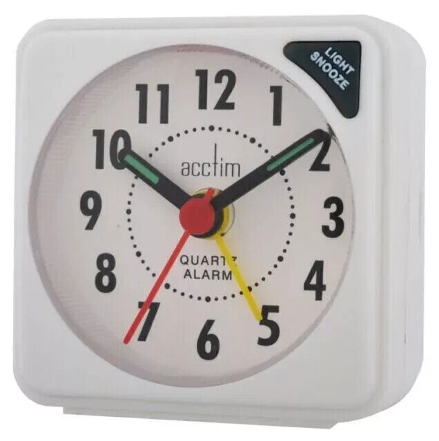 Acctim 25/738wb Ingot Mini Travel Alarm Clock Black by eBay | ufurnish.com