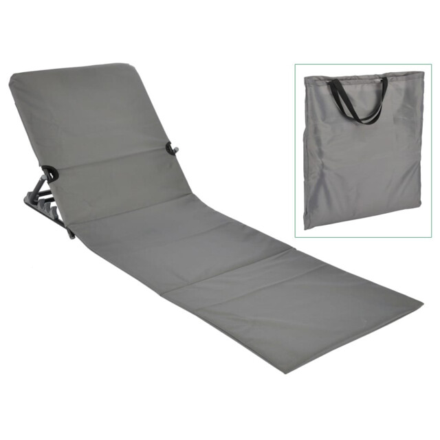 Foldable Beach Mat Chair Pvc Grey Hi by eBay | ufurnish.com
