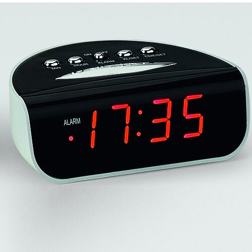 Digital Alarm Clock With Led Display, Mains Powered Atlanta 1143/1 by ...