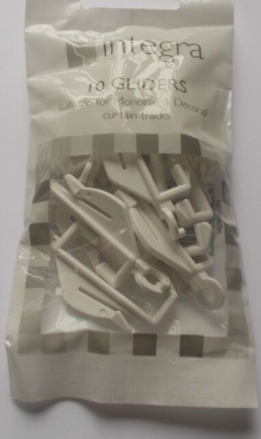Decorail Or Monorail Plastic Gliders Pack 10 By Integra by eBay ...