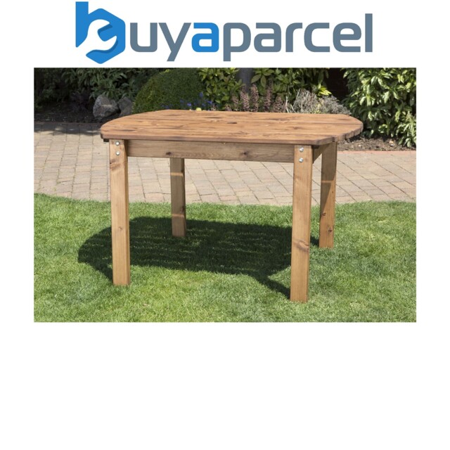 Charles Taylor Wooden Small Rectangular Garden Dining Table 4 Seater by ...