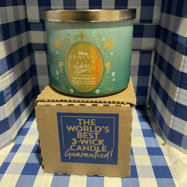 Bath And Body Works Disney Princess Ariel 3-wick Candle Limited by eBay ...