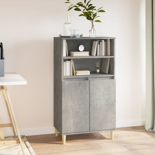 Highboard Engineered Wood High Sideboard Buffet Cabinet Multi Colours ...