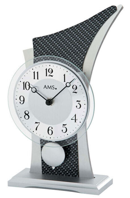 Ams 1140 Table-clock - Series: Ams Table Clocks Pendulum Clocks Wooden ...