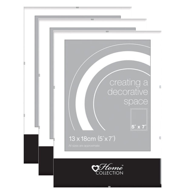 [set Of 3] Glass Clipframe Frameless Poster Picture Frames Wall by eBay ...