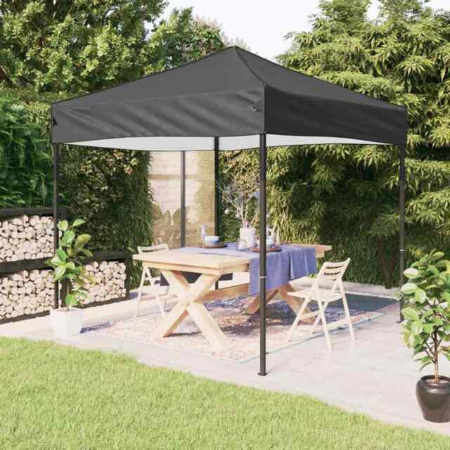2.4x2.4m Outdoor Patio Gazebo Metal Garden Pavilion Canopy Tent Steel ...