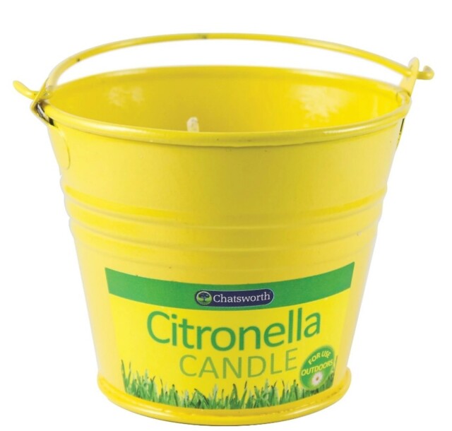 Chatsworth Citronella Bucket Candle Outdoor Dining Garden Pest Control ...
