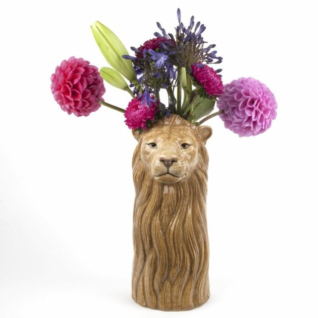 Quail Ceramics - Lion Flower Vase - Large by eBay | ufurnish.com