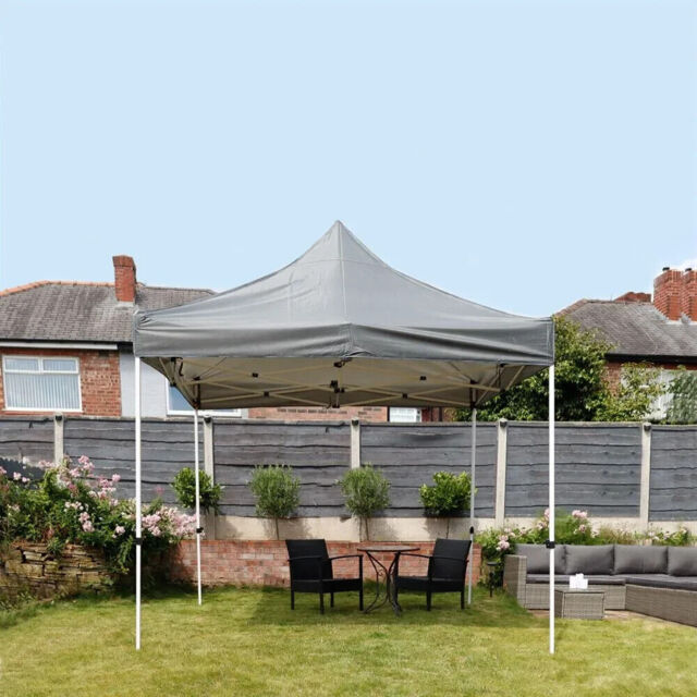 Heavy Duty Outdoor Pop Up Gazebo Event Shelter Metal Frame Garden by ...