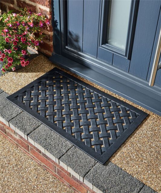 Reddish Rubber Lattice 45x75cm Doormat by eBay | ufurnish.com