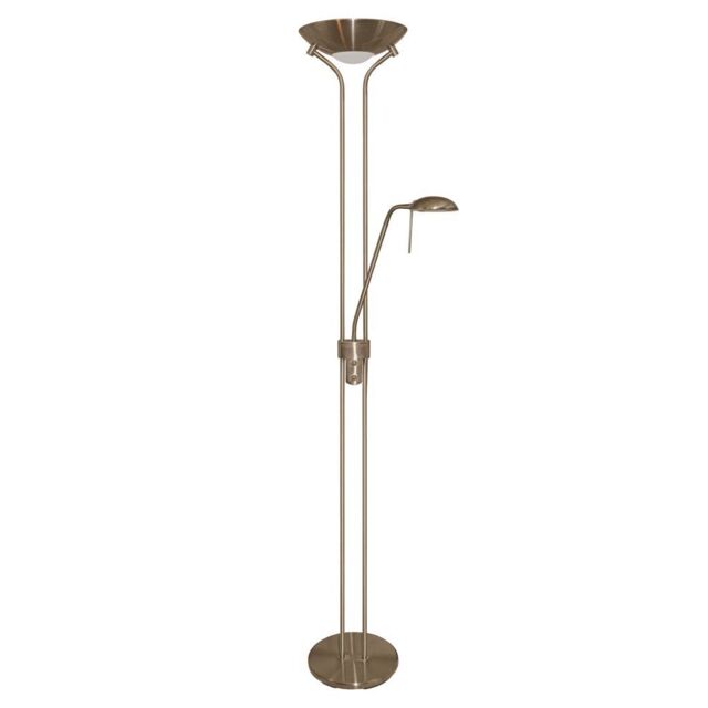 Searchlight 4329ab Matka Floor Light, Antique Brass by eBay | ufurnish.com