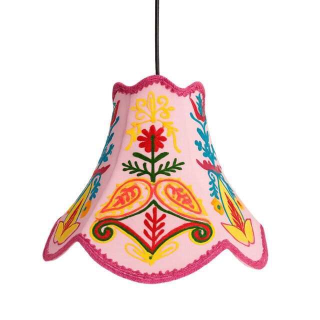 Vintage Retro Ceiling Light Lamp Shade Fabric Lamp Ceiling E27 Socket ...