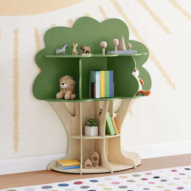 Delta Children's Bookcase Tree Design Durable & Easy Clean Shelf by ...