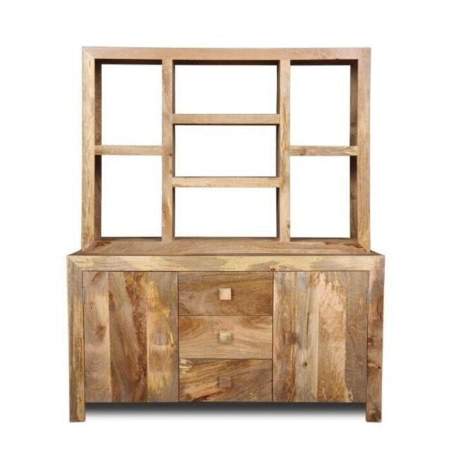 Solid Mango Wood Light Dakota Large Dresser Indian Furniture by eBay ...