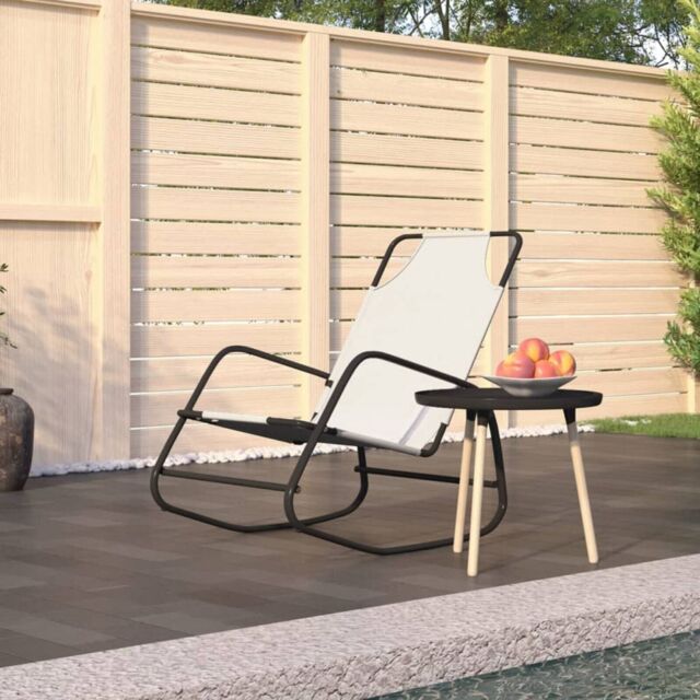 Rocking Sun Loungers Garden Sun Bed Outdoor Day Bed Steel And by eBay ...