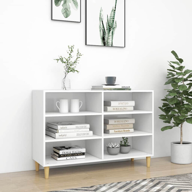 Sideboard Chipboard Home Side Magazine Storage Cabinet Multi Colours by ...