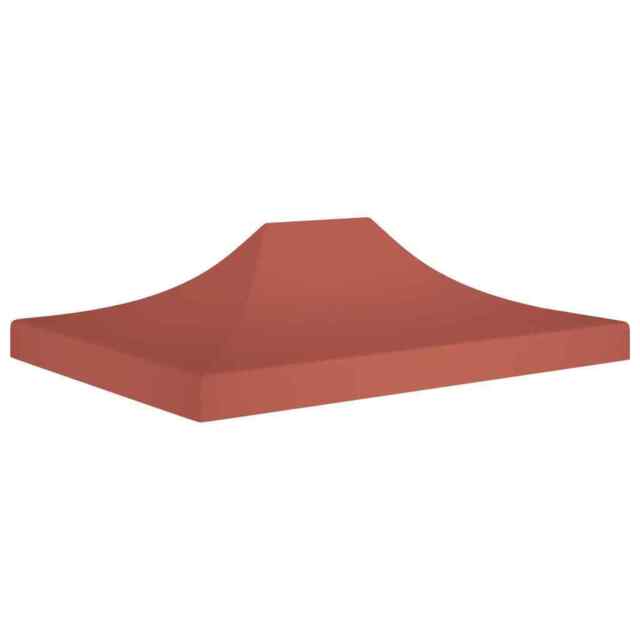 Party Tent Roof 4.5x3 M Terracotta 270 G/m² Replacement Canopy Cover by ...