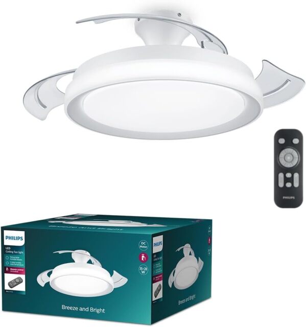 Philips Bliss Ceiling Fan Led Light 3 Colours Remote For Livingroom by ...